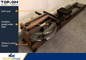 Topiom Rowing Machine Review: Best Low Cost Wooden Water Rower!