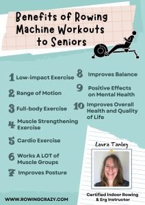 Simple Rowing Machine Workouts for Seniors or Elderly