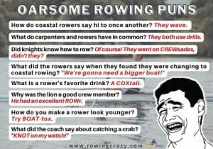 52 Funny Rowing Puns - A Stroke Of Humor | Rowing Crazy
